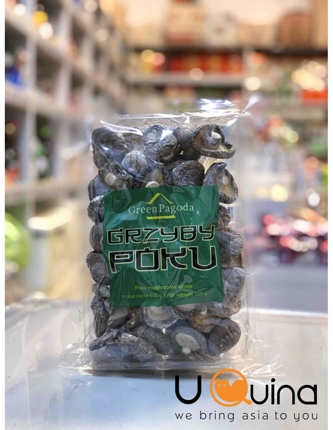 Grzyby Shitake (Poku) rozm. M Green Pagoda 100g