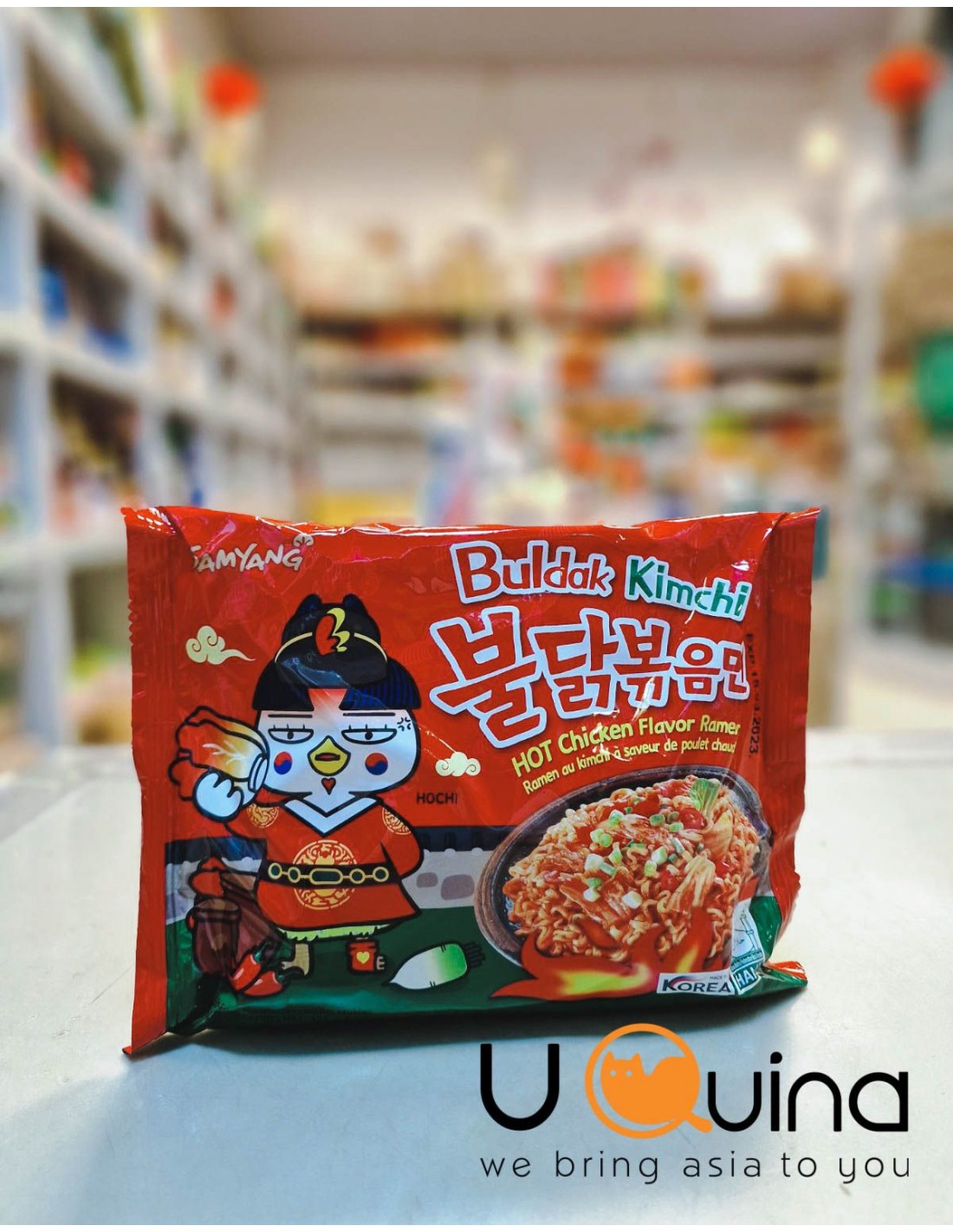 Samyang zupka Buldak Kimchi o smaku ostrego kurczaka 135g